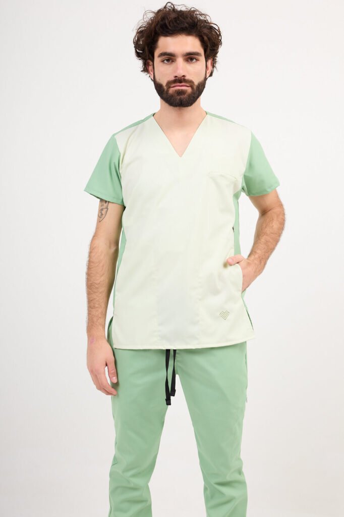 Chaqueta médica Terzo Hombre Fronte Kiwi | tela Arciel